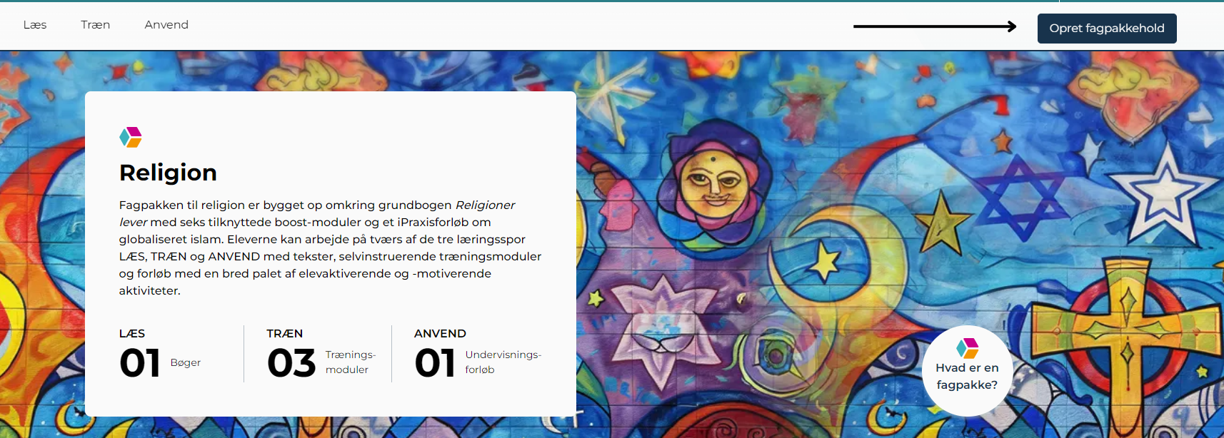 Sådan opretter du et fagpakkehold